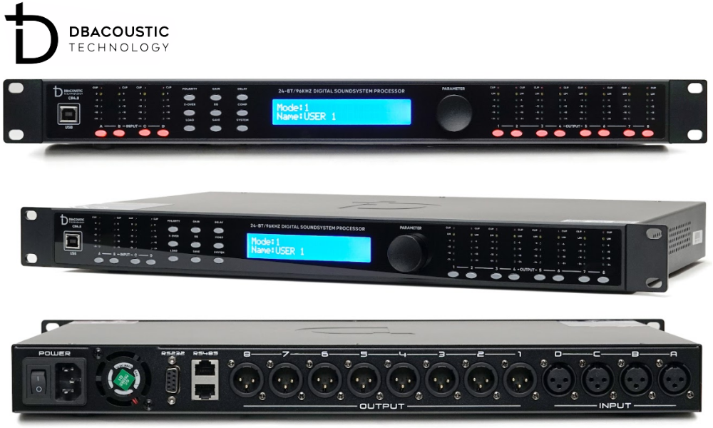 Thiết Bị Xử Lý Tín Hiệu Controller DBacoustic CR4.8 - KPsound