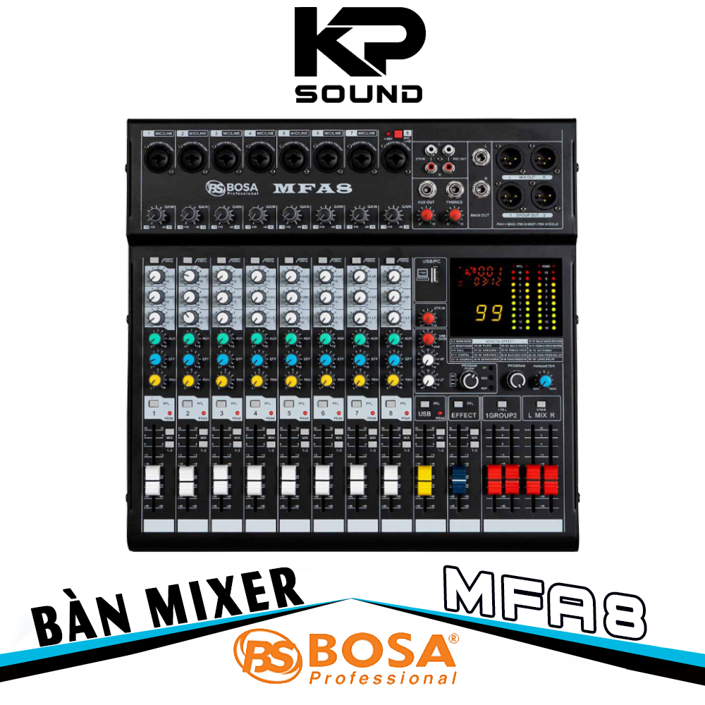 Mixer Bosa MFA8 - KPsound